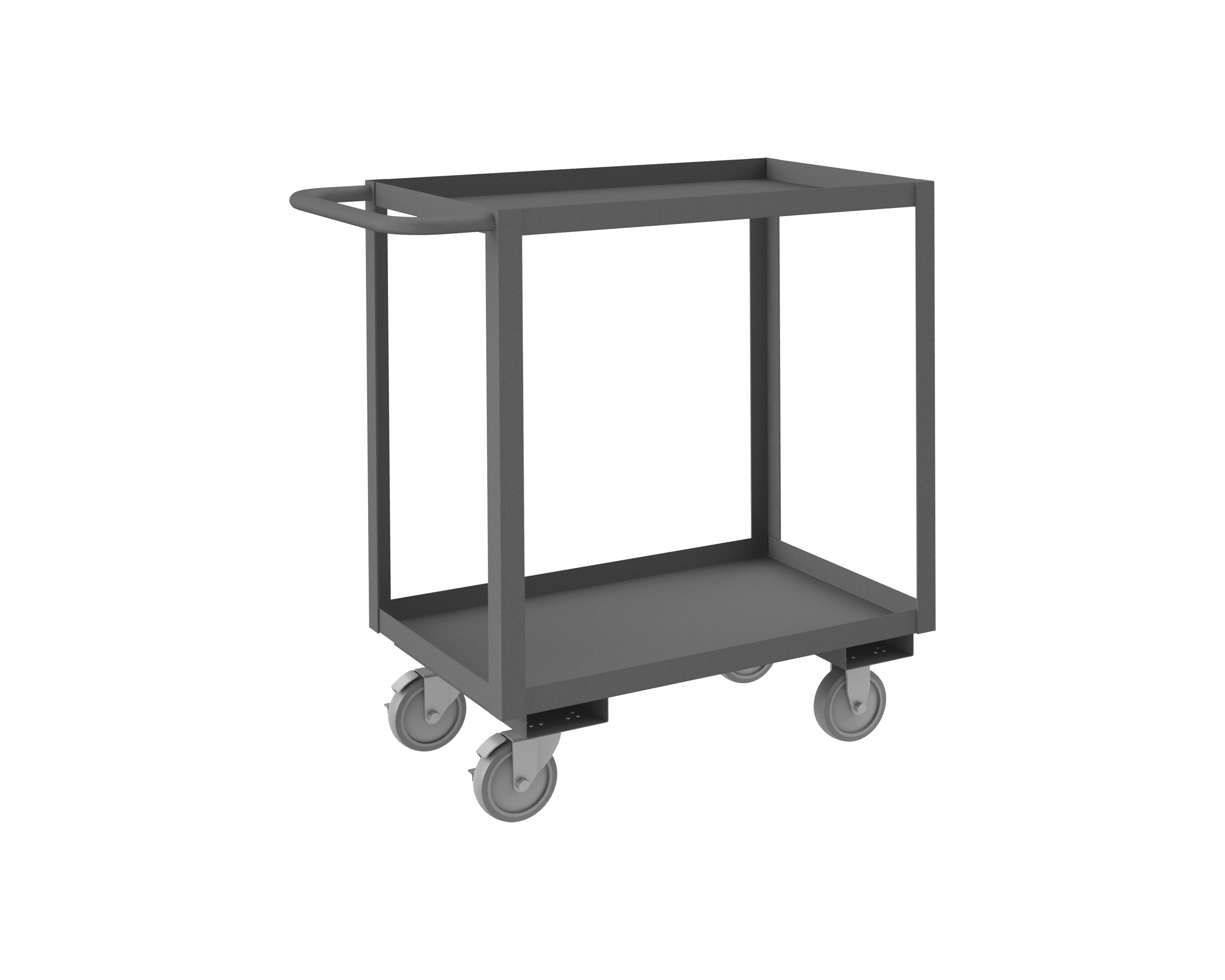Stock Cart, 2 Shelves, 18 x 30 – Industrial Warehouse